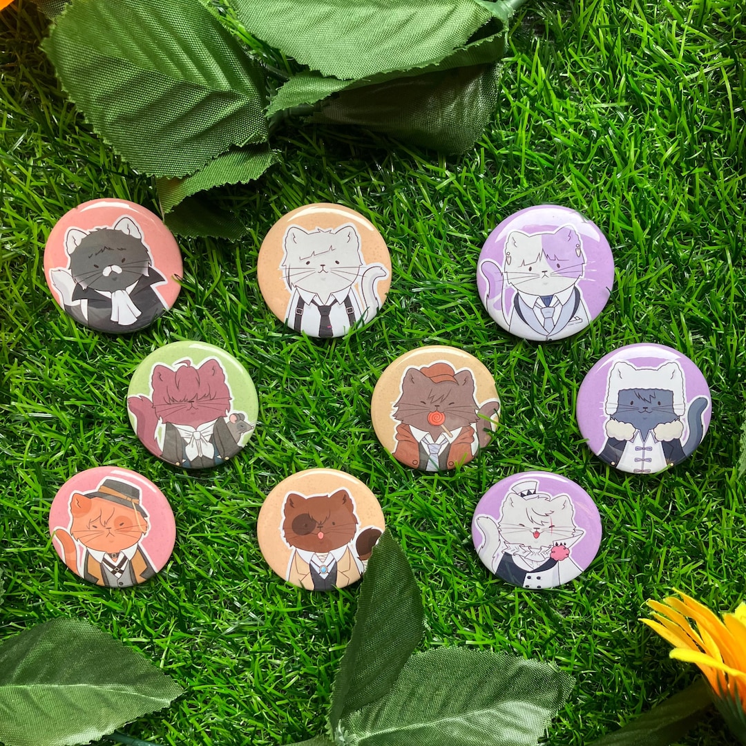 Anime Badges - Customise Which Characters You Want - Etsy