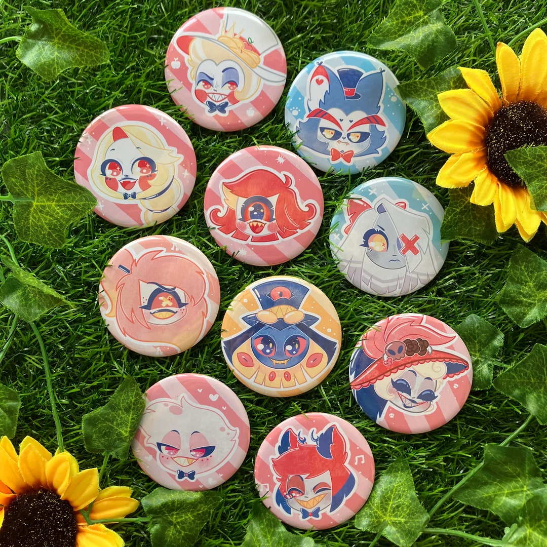 Cartoon Badges - Customise Which Characters You Want - Etsy
