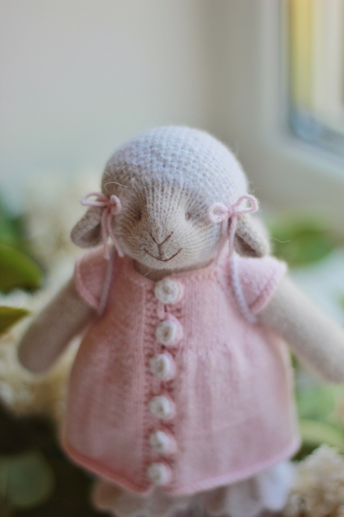 Knitted Lamb Pattern-stuffed Lamb Sheep Animal Dressed Toy-how to Knit ...