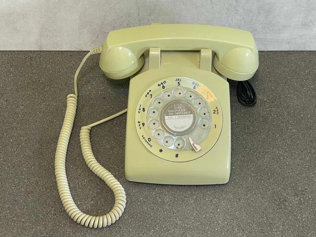 Crea/ivory Retro/vintage Style Rotary Dial Home Telephone Phone ...