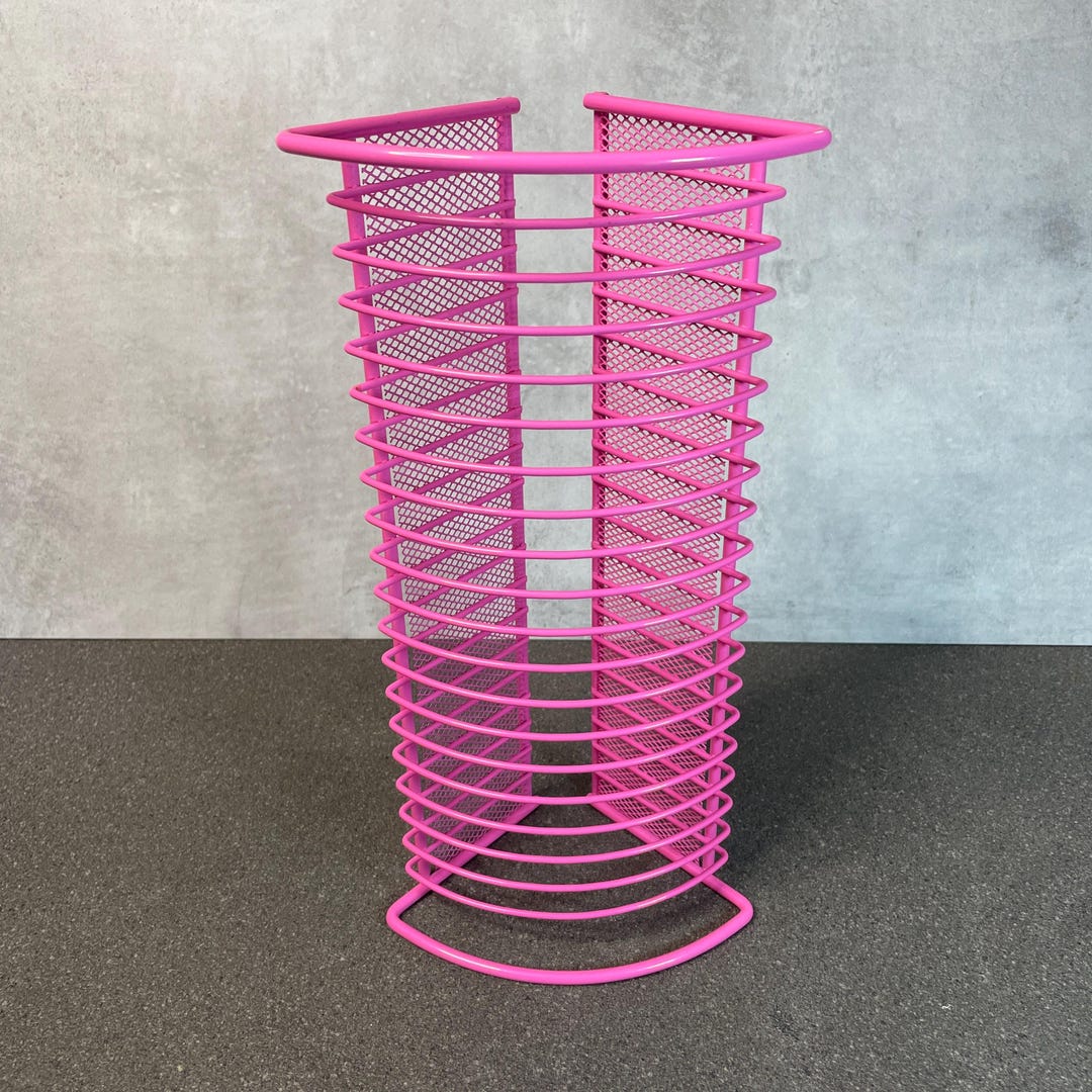 Pink Osco Metal CD Storage Tower Rack | Stores 20 Audio Cds Free ...