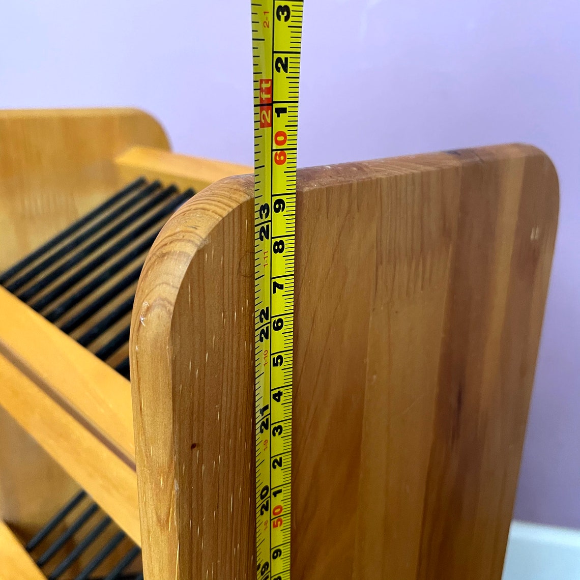 Wooden CD Storage Tower Rack Stores 42 Cds 59cm Tall Solid | Etsy