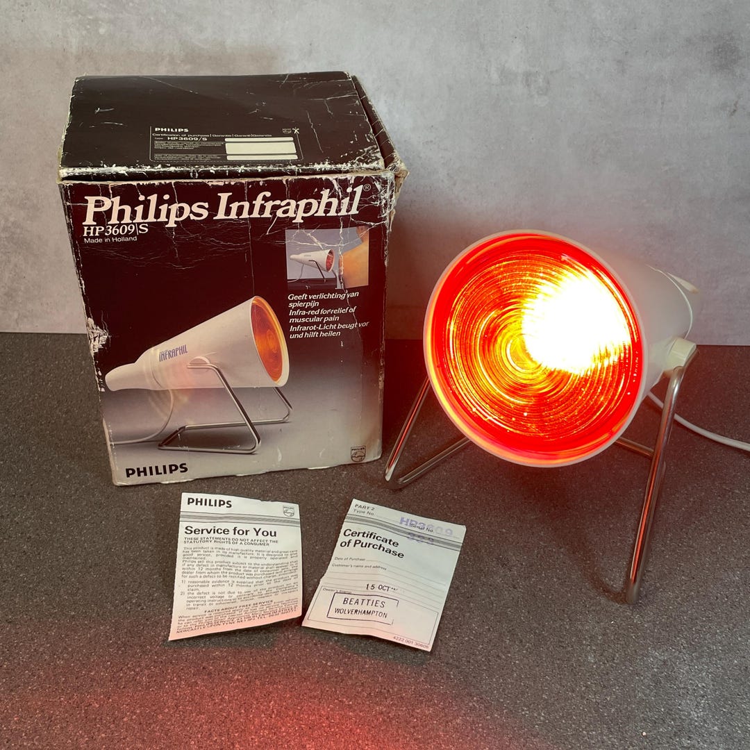 Philips Infraphil HP 3609/S Infrared Adjustable Health Lamp Muscular ...