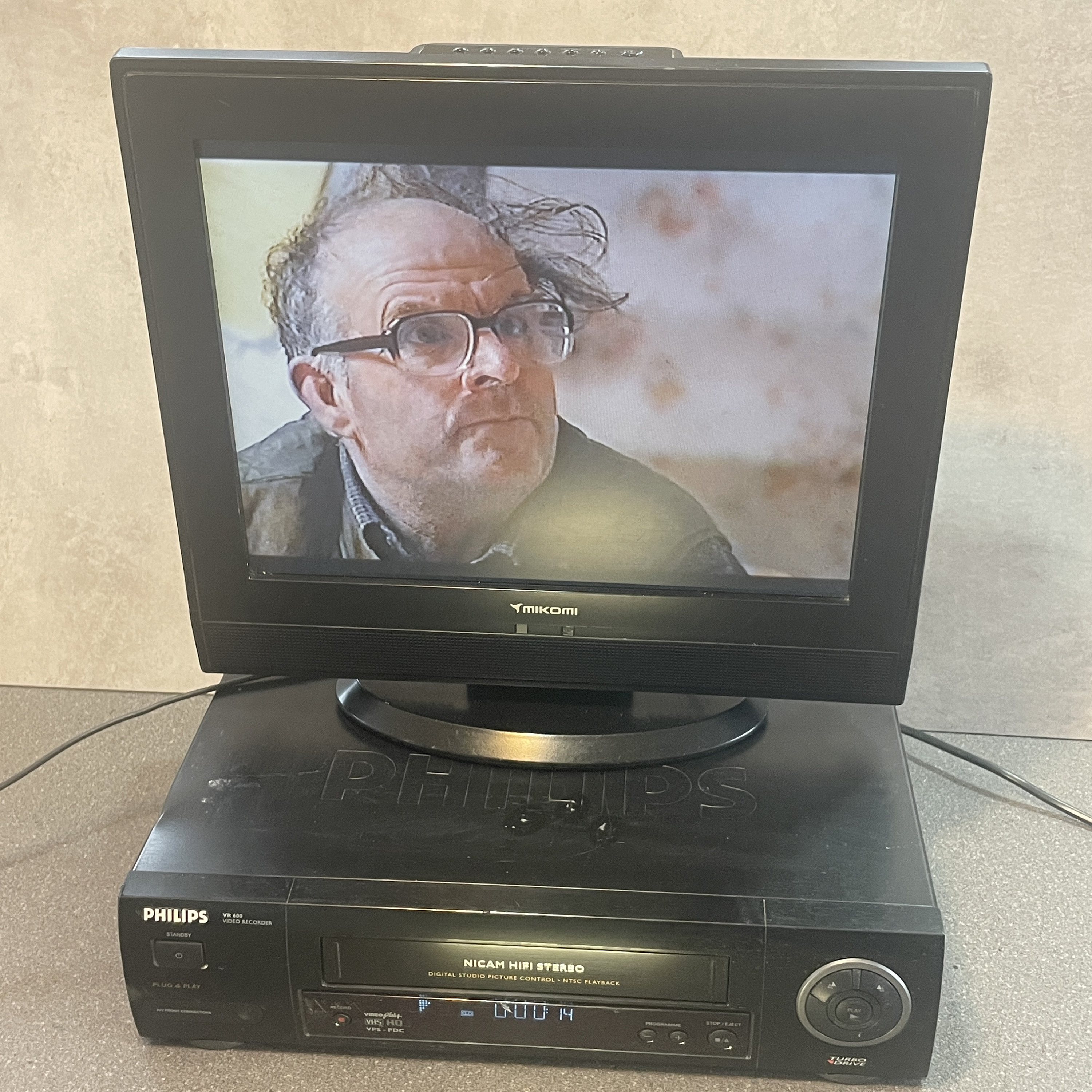 Philips Video Cassette Recorder VHS VCR Player Cables Ntsc & Pal ...