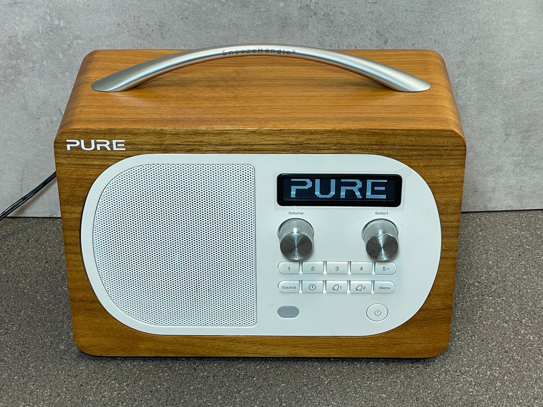 Pure Evoke D4 D440 DAB / FM Radio With Alarm Walnut Wood Fully Working ...