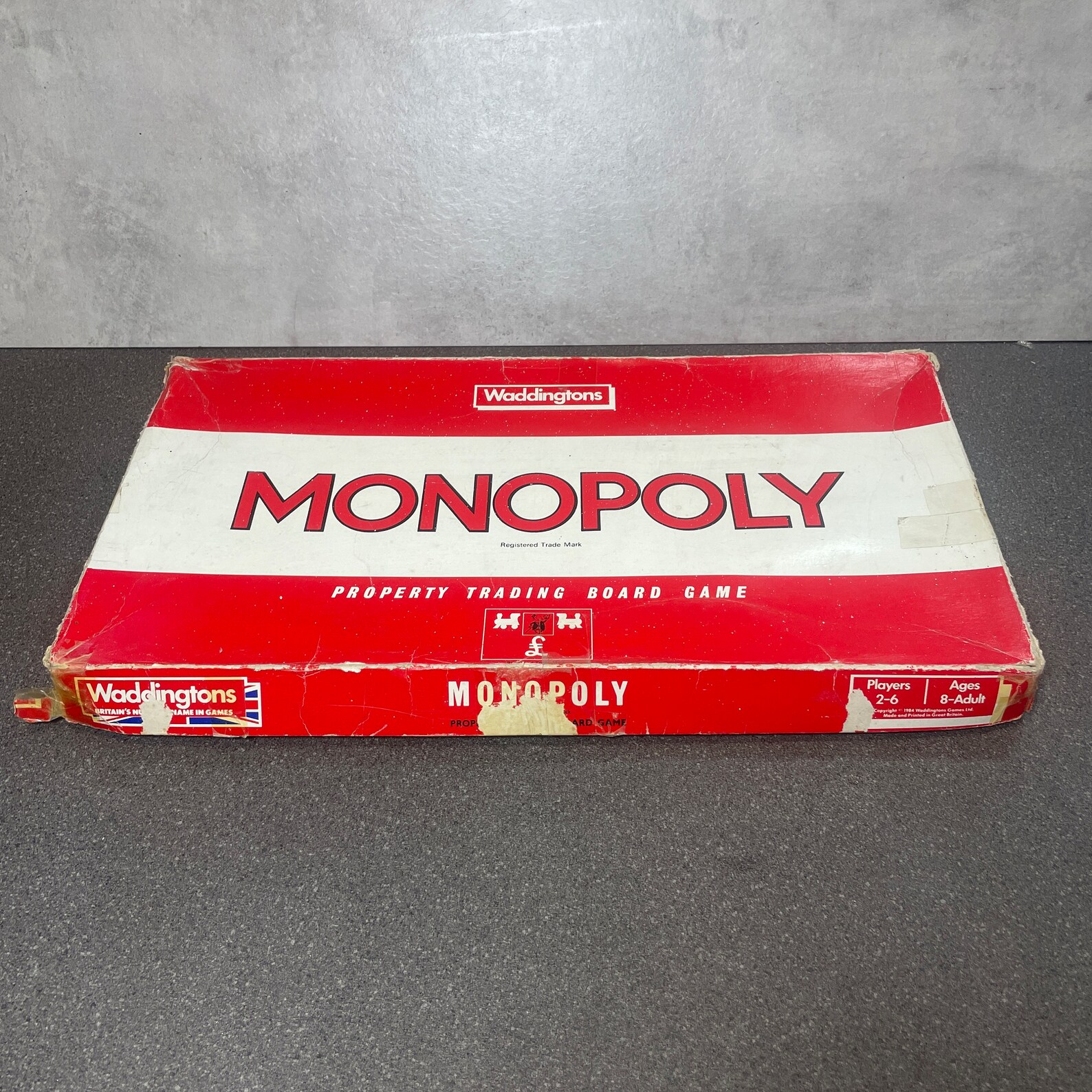 Vintage Monopoly Board Game Waddingtons Checked & 100% - Etsy
