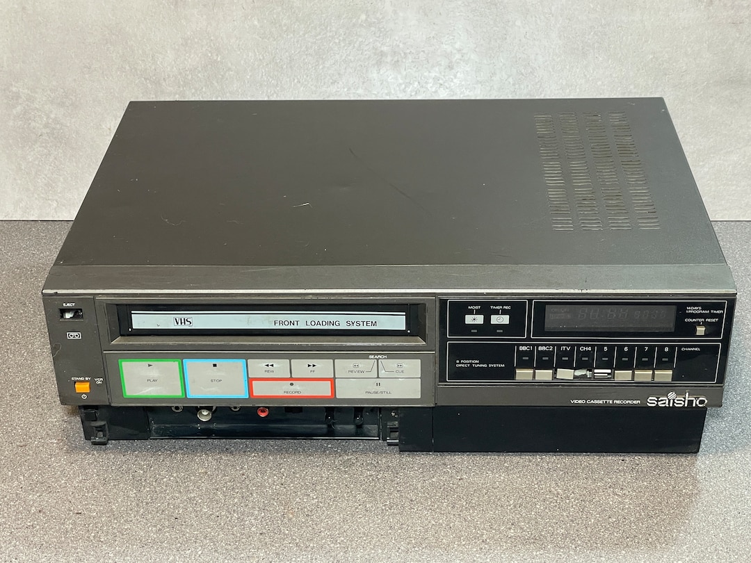 Vintage Saisho VR-805S VCR VHS Player Retro 80s Ideal Film - Etsy
