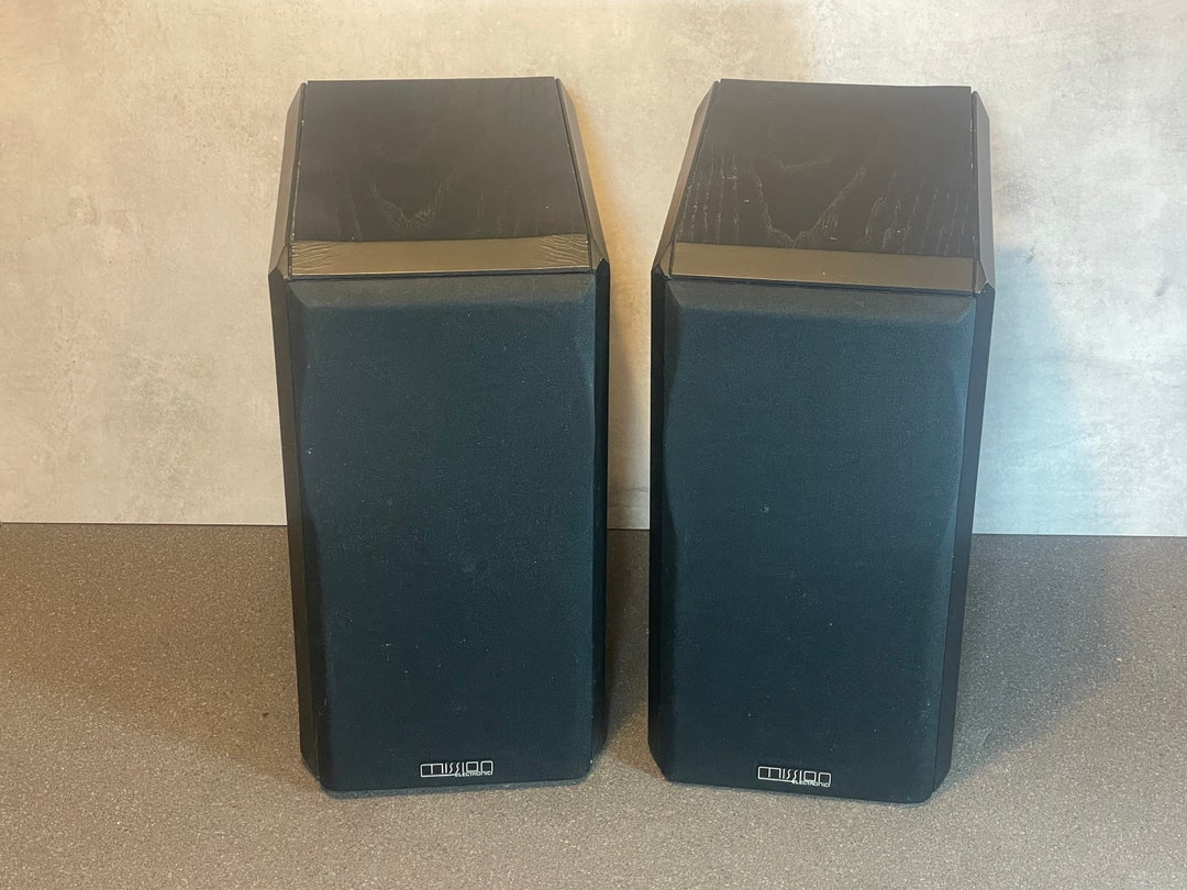 Mission 751 Loudspeakers Black British Audiophine Bookshelf Speakers ...