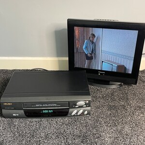 Bush Video Cassette Recorder VHS VCR Player Cables 6 Heads Nicam Stereo ...