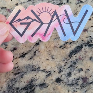 God is Greater Sticker: Inspirational Waterproof Sparkle Decal - Etsy