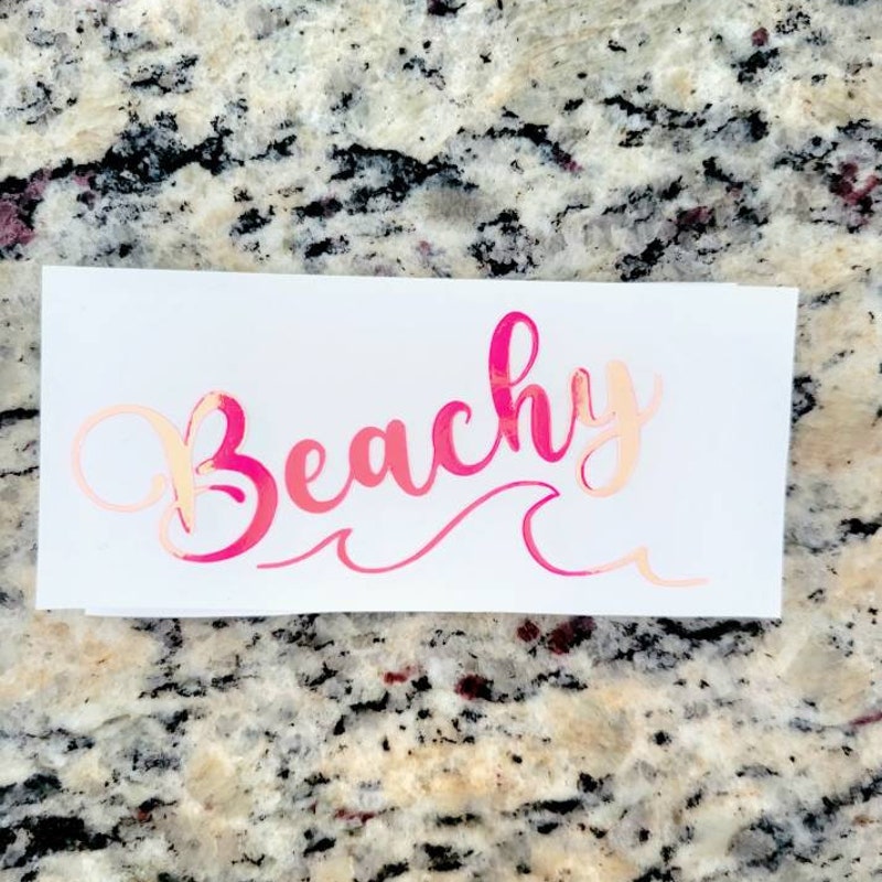 Beach Car Decal - Etsy