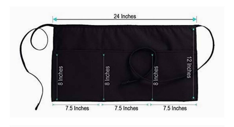 Personalized Server Apron. Monogram Server Apron. Personalized - Etsy