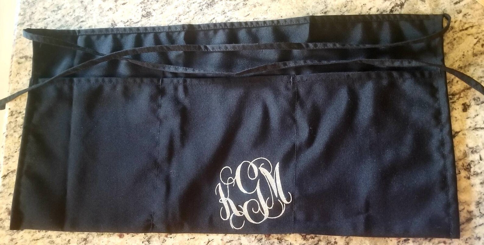 Personalized Server Apron. Monogram Server Apron. Personalized - Etsy