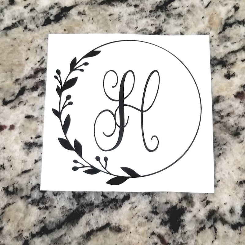 Monogram Wall Decals - Etsy