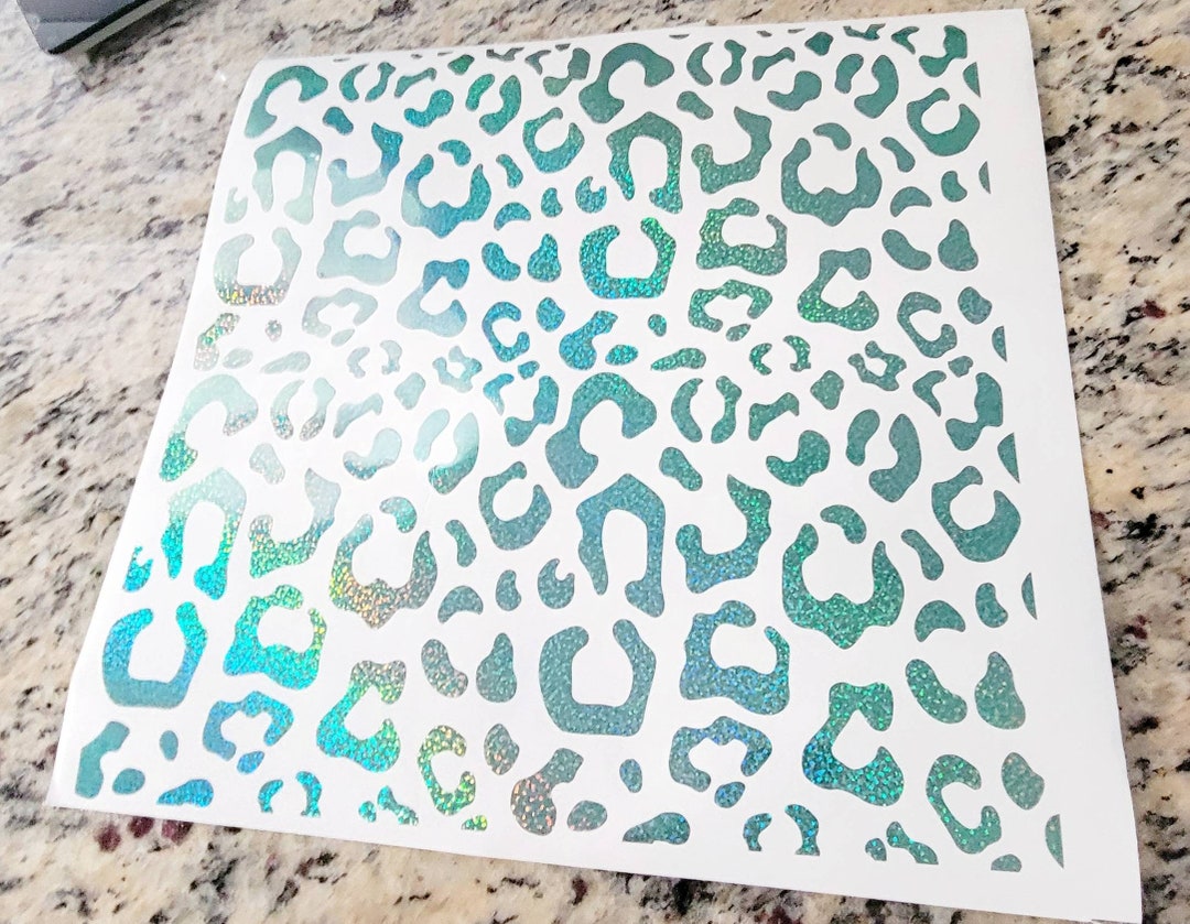 Leopard Print Vinyl Decal: Car, Phone, Tablet - Etsy