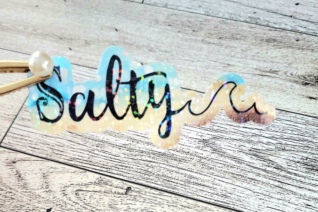 Salty Sticker, Waterproof Sticker - Etsy
