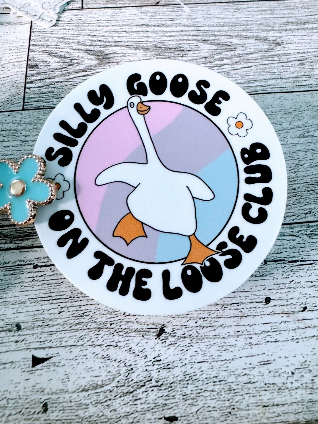 Silly Goose UV Safe Car Sticker, Silly Goose on the Loose Club ...