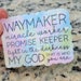 Waymaker Sticker, Waterproof Sticker, Sparkle Sticker - Etsy