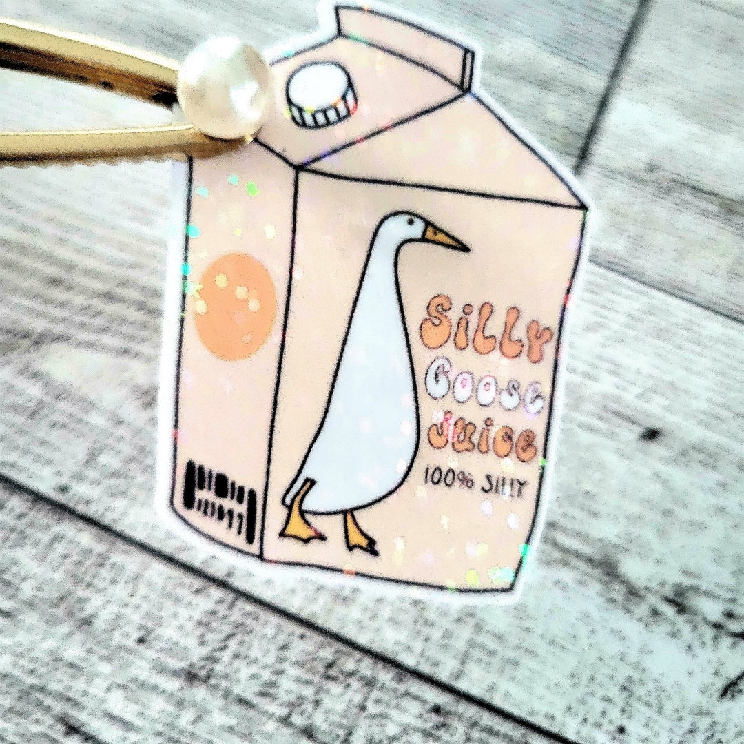Silly Goose Juice Sticker, Funny Sticker - Etsy