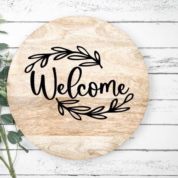 Welcome Decal - Etsy