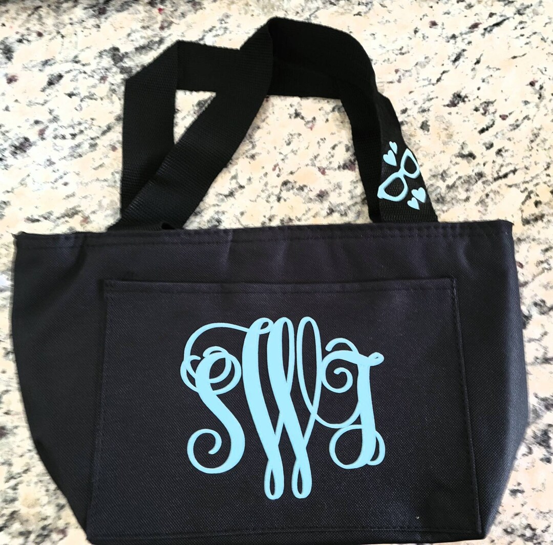 Monogram Lunch Bag, Custom Insulated Lunch Tote, Kids Lunch Bag, Womens ...