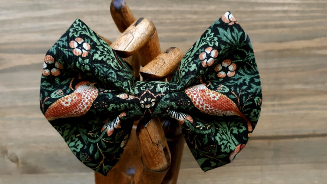 Barrette Hair Bow - 100% Cotton - Cottage Core & Environmentally ...