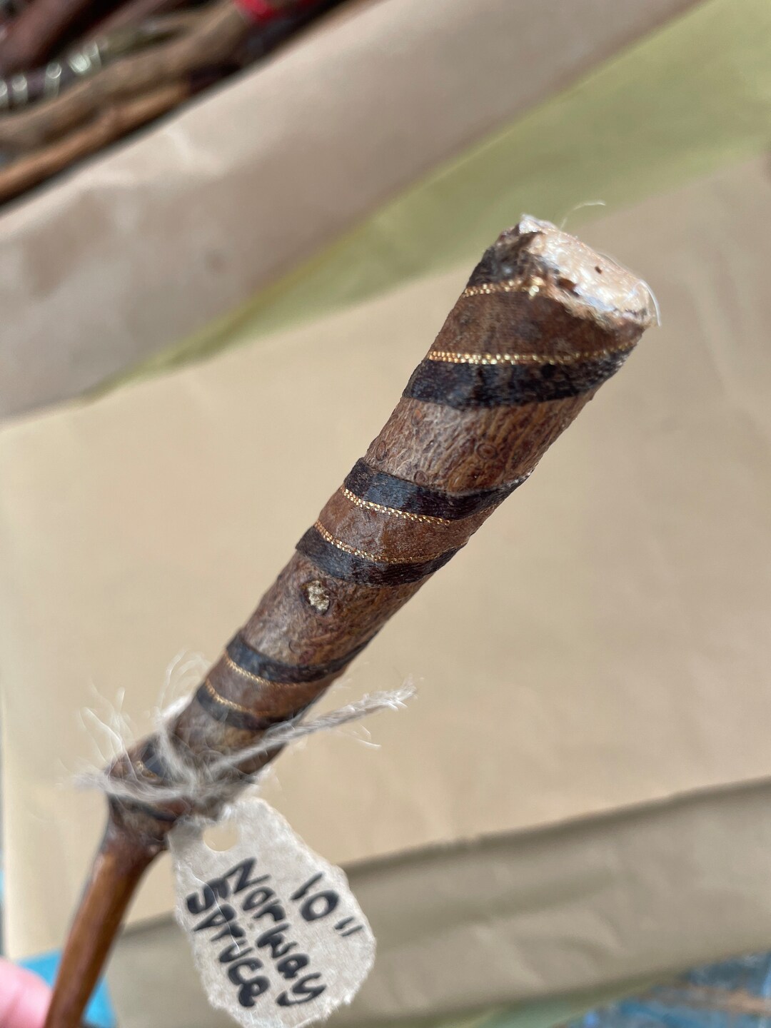 10” Norway Spruce Wand - Etsy