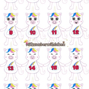 24 Designs, Digital Embroidery File Unicorn Horse 5x7 in the Hoop Ith ...