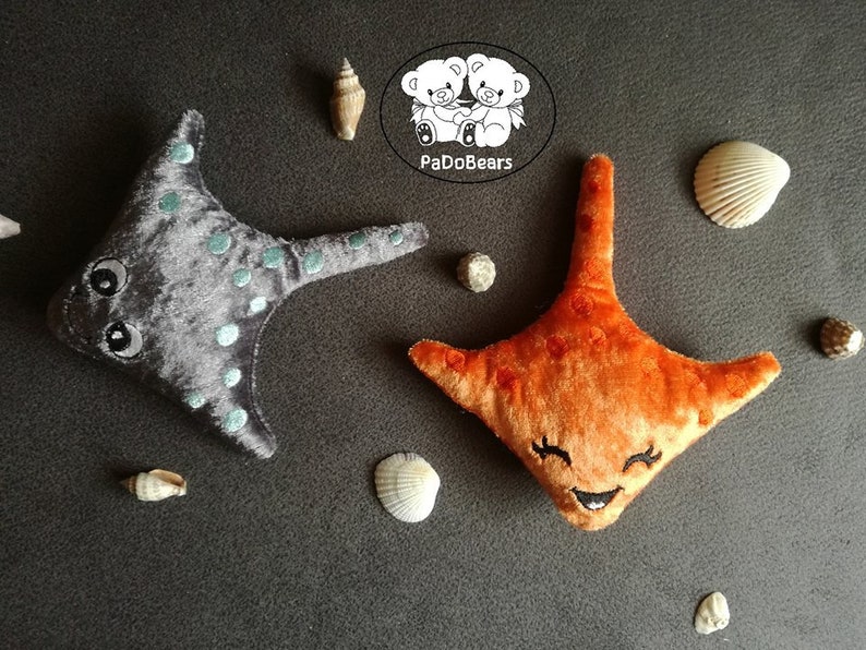 10 Designs, Digital Embroidery File Stingray 5x7 in the Hoop Ith ...