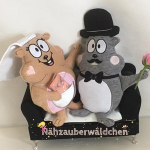 4x Embroidery File HAMSTER Bridal Couple ITH 13 X 18 Cm Wedding Bride ...