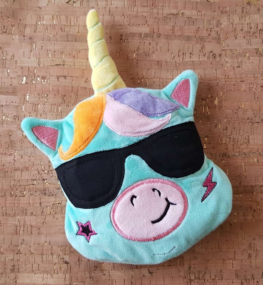 13 Designs, Digital Embroidery File Pillow Unicorn Horse 5x7 in the ...