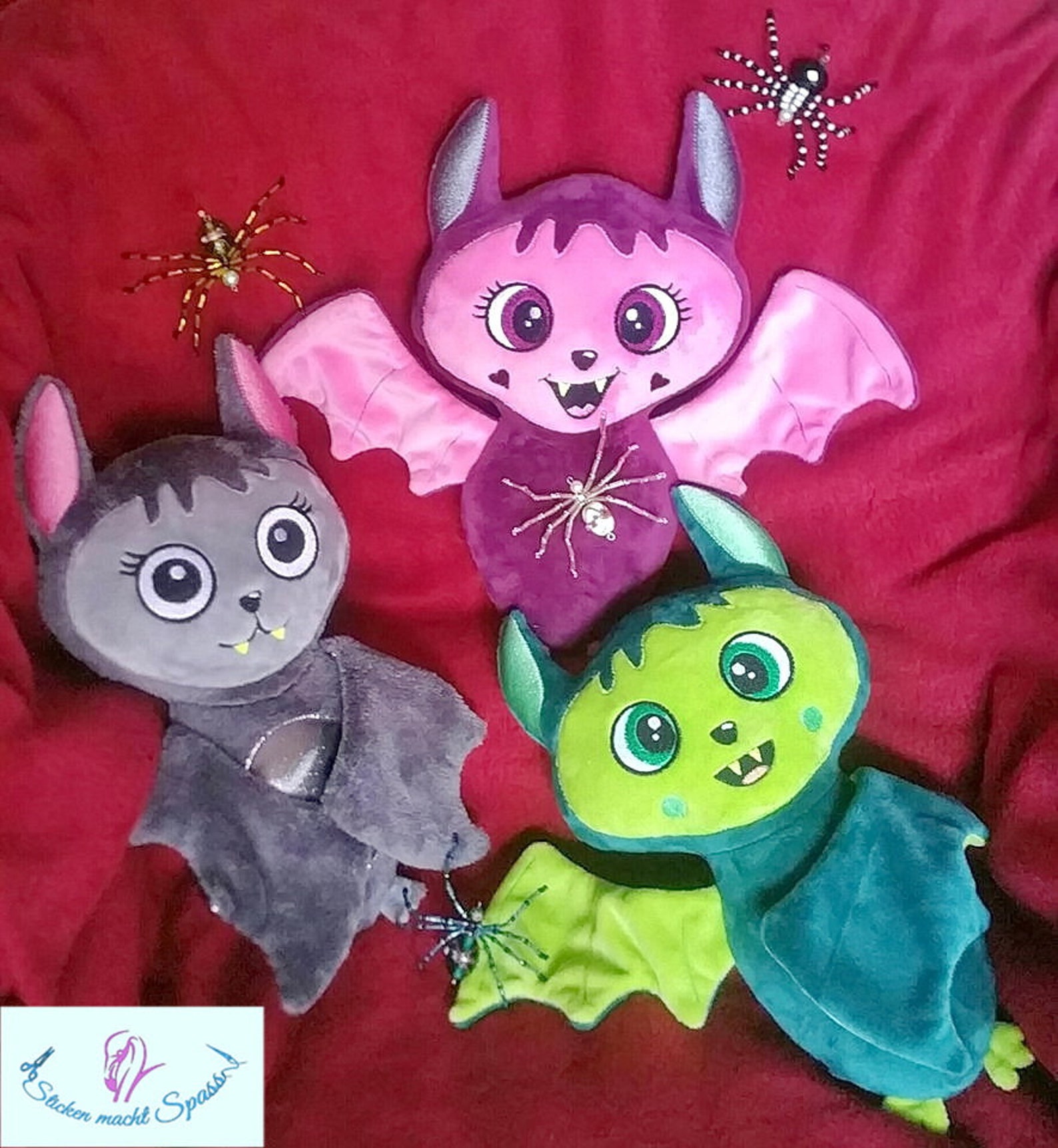 15 Designs Digital Embroidery File Bat 6x10 in the Hoop Ith - Etsy