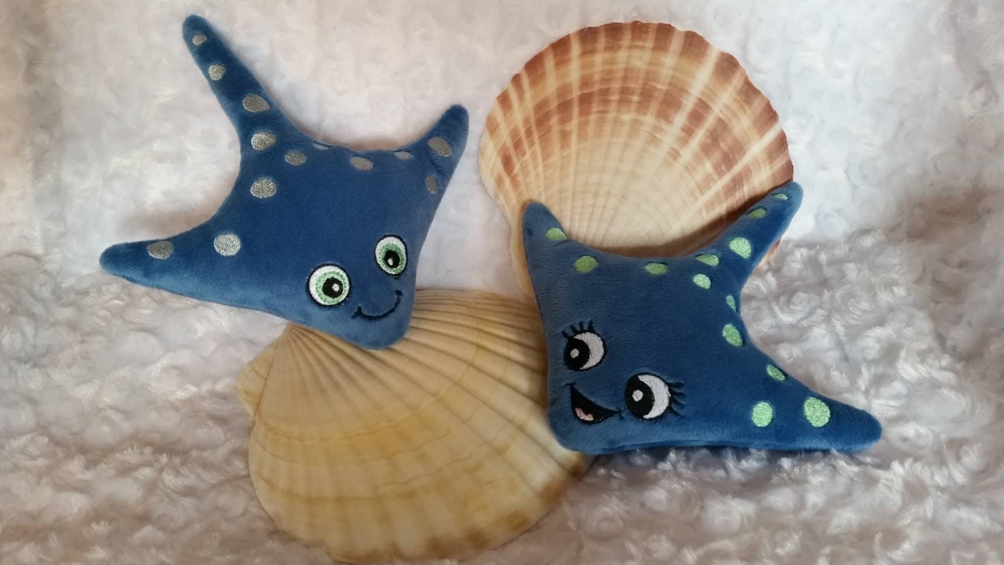 10x Stickdatei ROCHEN ITH 18x30 stingray in the hoop 7x12 - Etsy.de