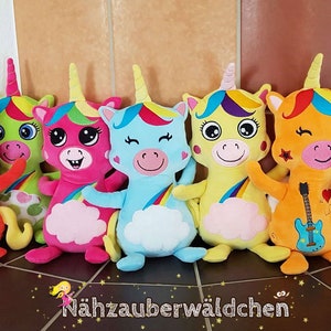 24 Designs, Digital Embroidery File Unicorn Horse 5x7 in the Hoop Ith ...