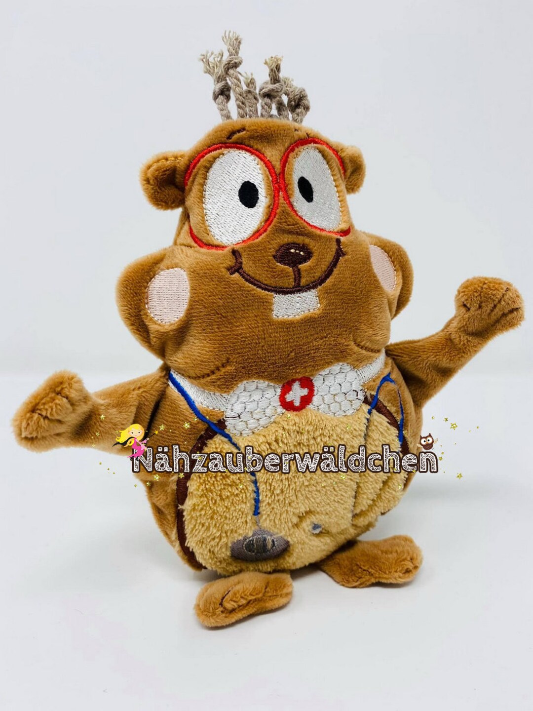 SET Embroidery File HAMSTER With Plaster ITH 13 X 18 Cm Hospital Doctor ...