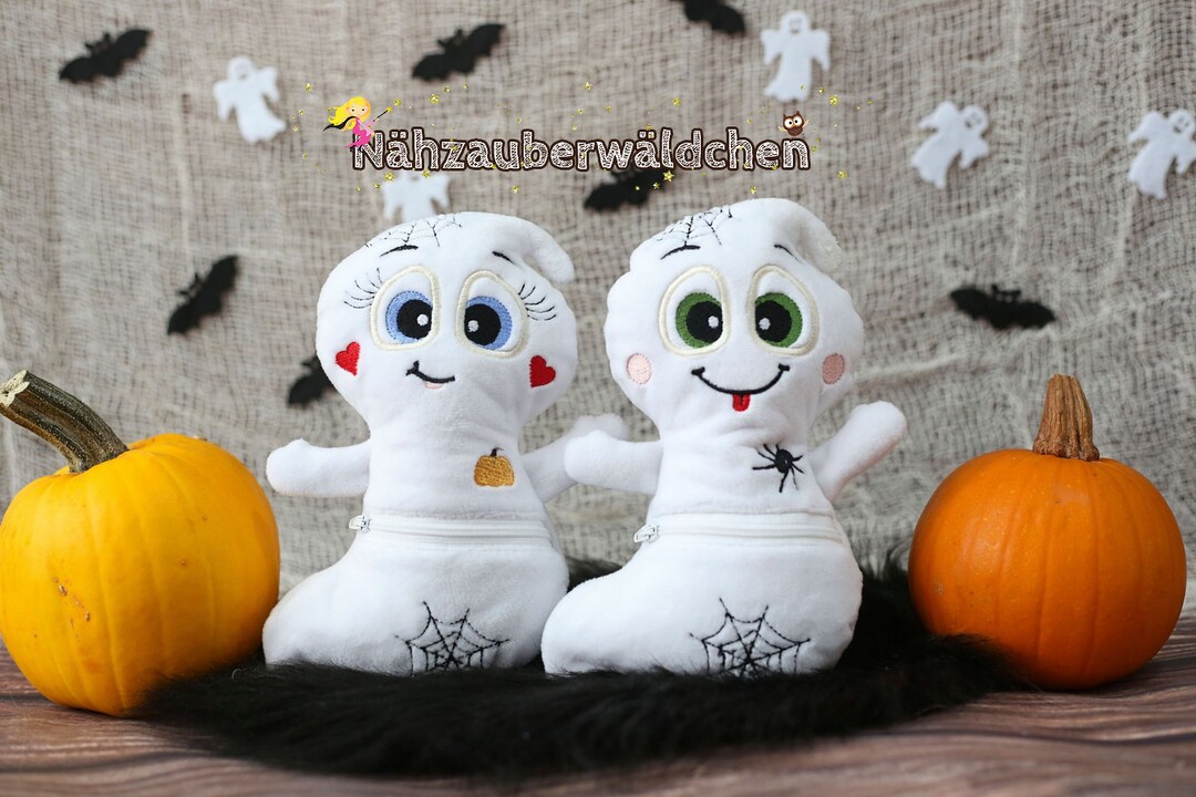 20x Embroidery File GHOST Ghost Secret Buddy Sorrow Eater ITH 16x26 ...