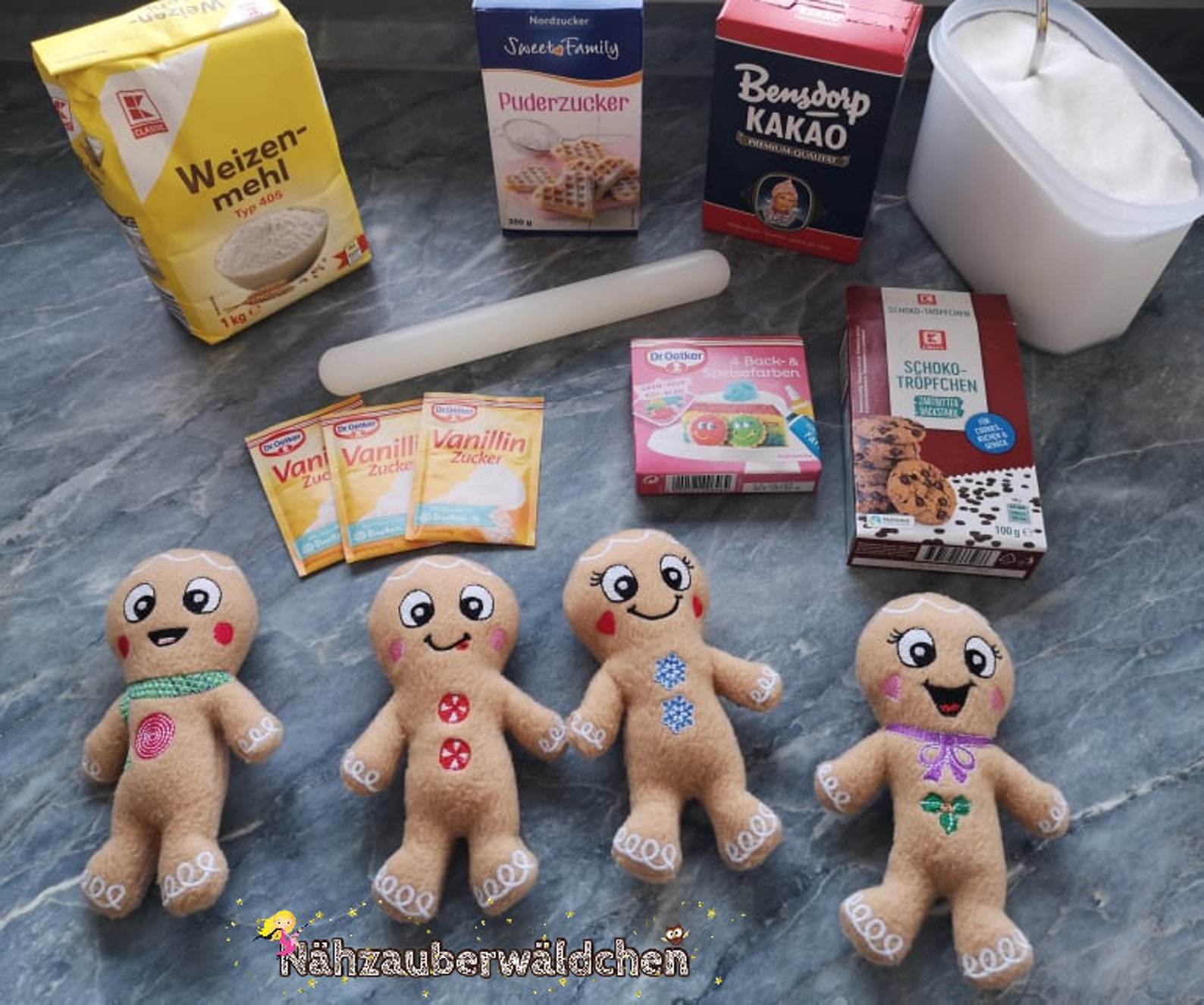 8x Gingerbread Digital Embroidery File 8x12 in the Hoop Ith | Etsy