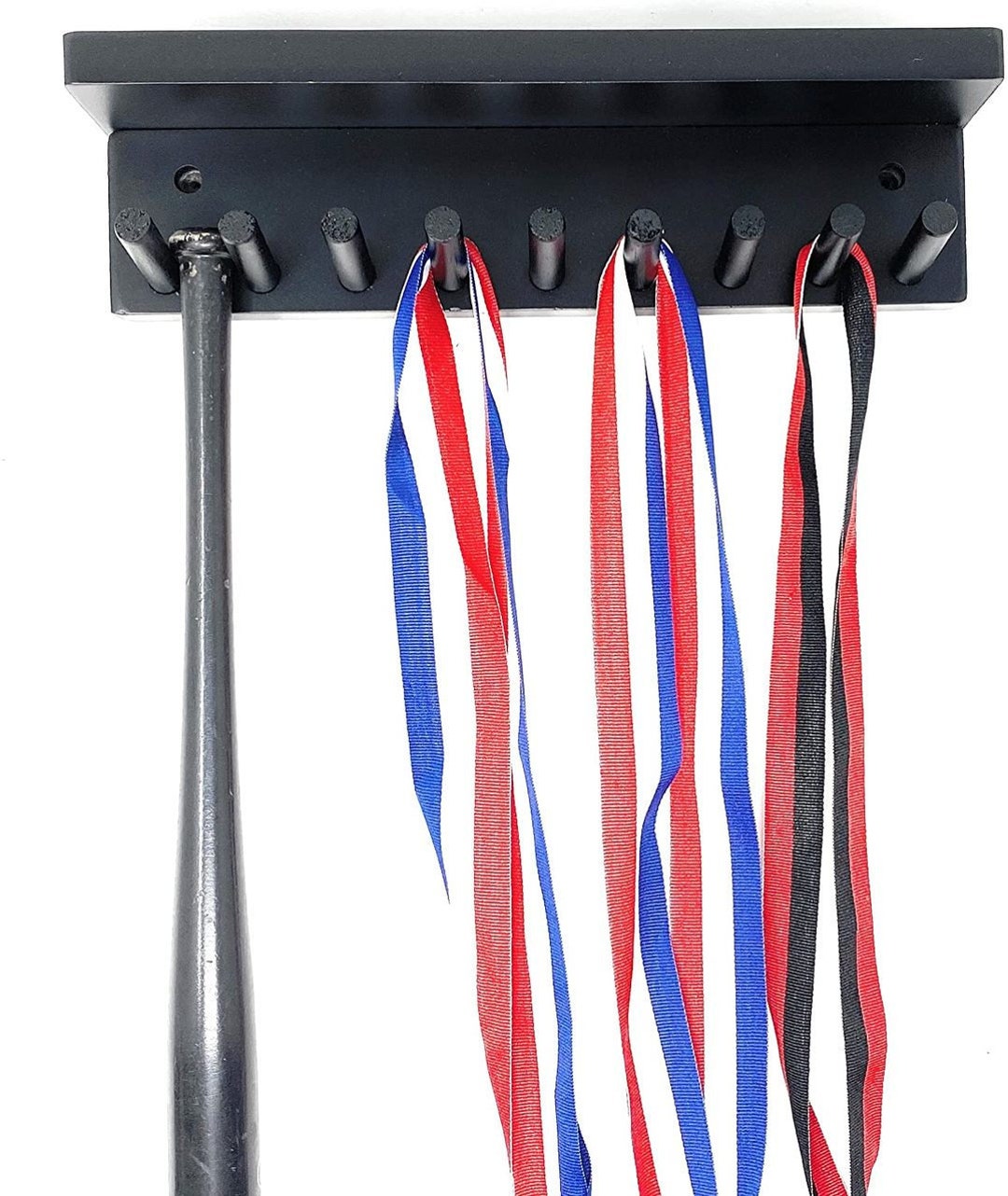 MWCSPORTS Baseball Bat Rack Holder Display With Shelf Meant to Hold up ...