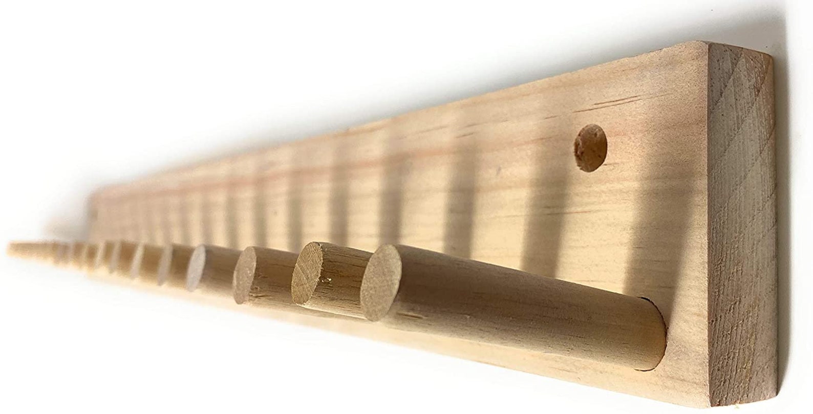 Mini Bat Rack Display 9-17 Bats Collectible Bats Baseball Storage Wall ...