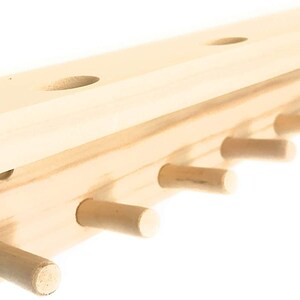 Baseball Bat Display Holder Rack Holds up to 5 Full Size Bats and 3 ...