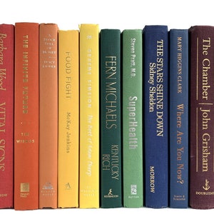 Decorative Books by Color for Home Decor and Staging, Functional Decor ...