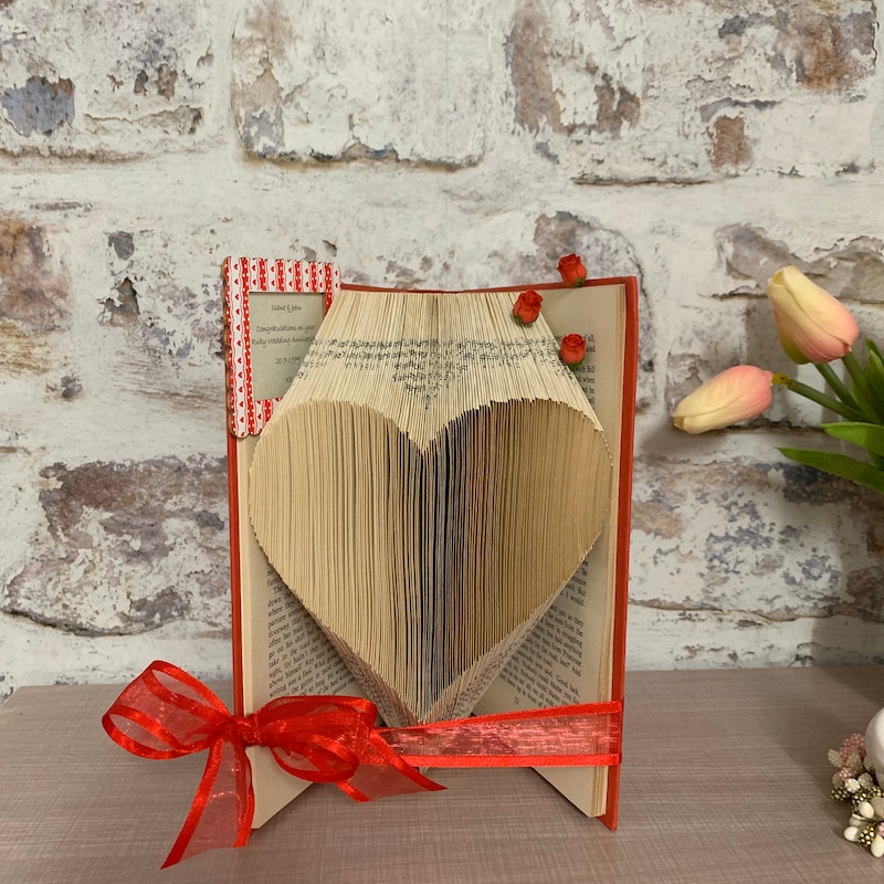 Folding Paper Heart - Etsy