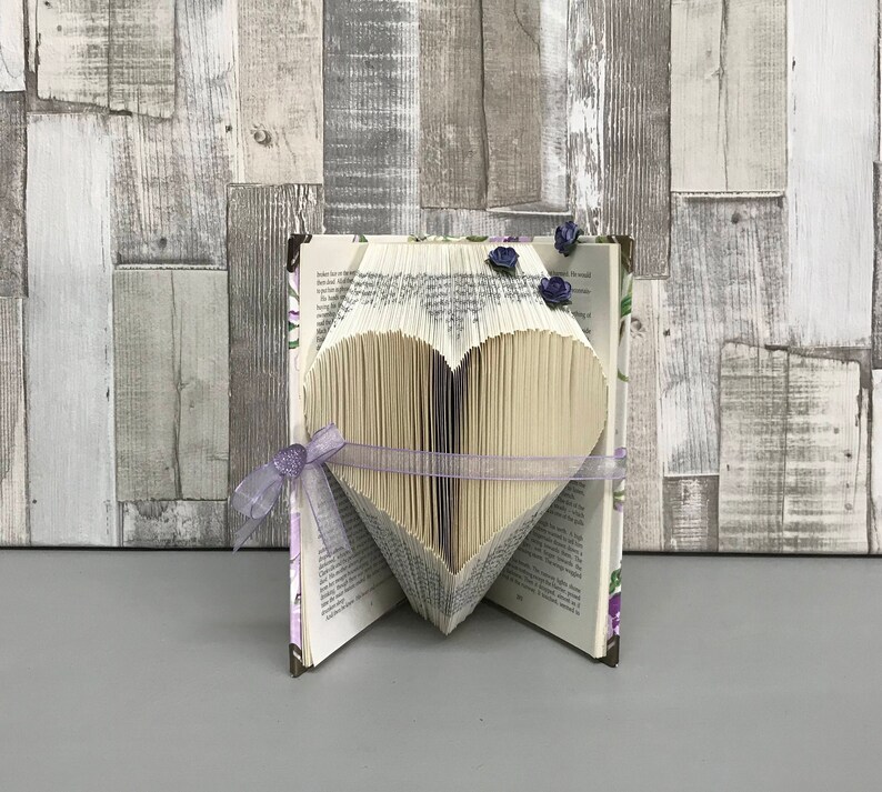 Book Folding Pattern, Paper Heart, 300 Pages - Etsy