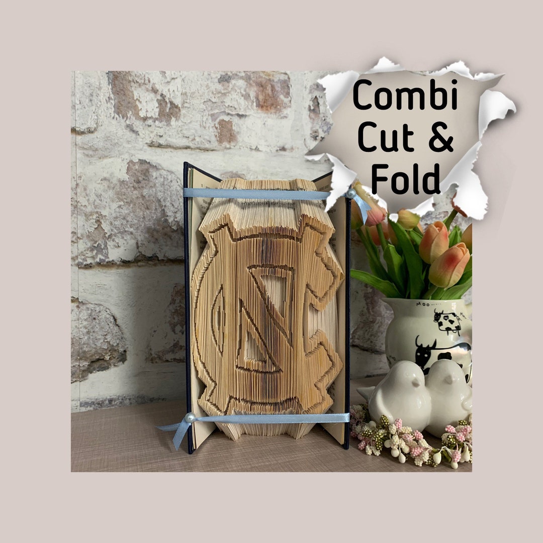 Book Folding Pattern, NCU Logo, 530 Pages - Etsy