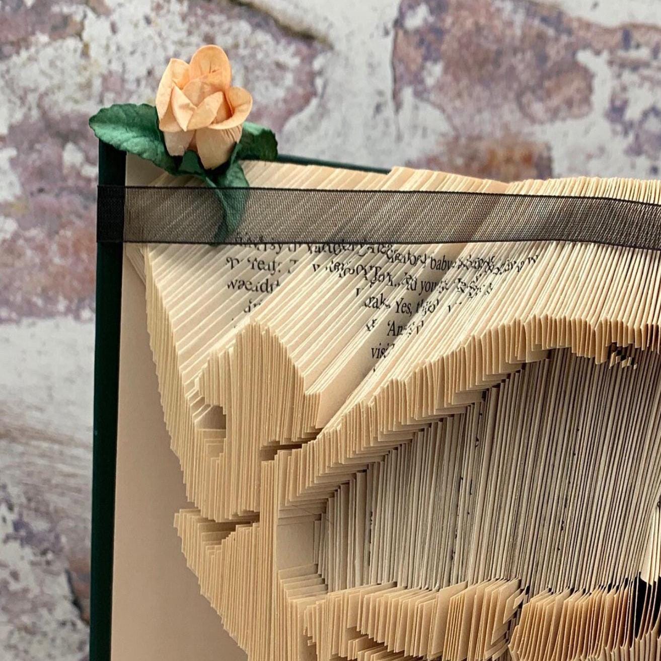 Ballet Dancer Folded Book Art Pattern: Combination Cut & Fold (digital ...