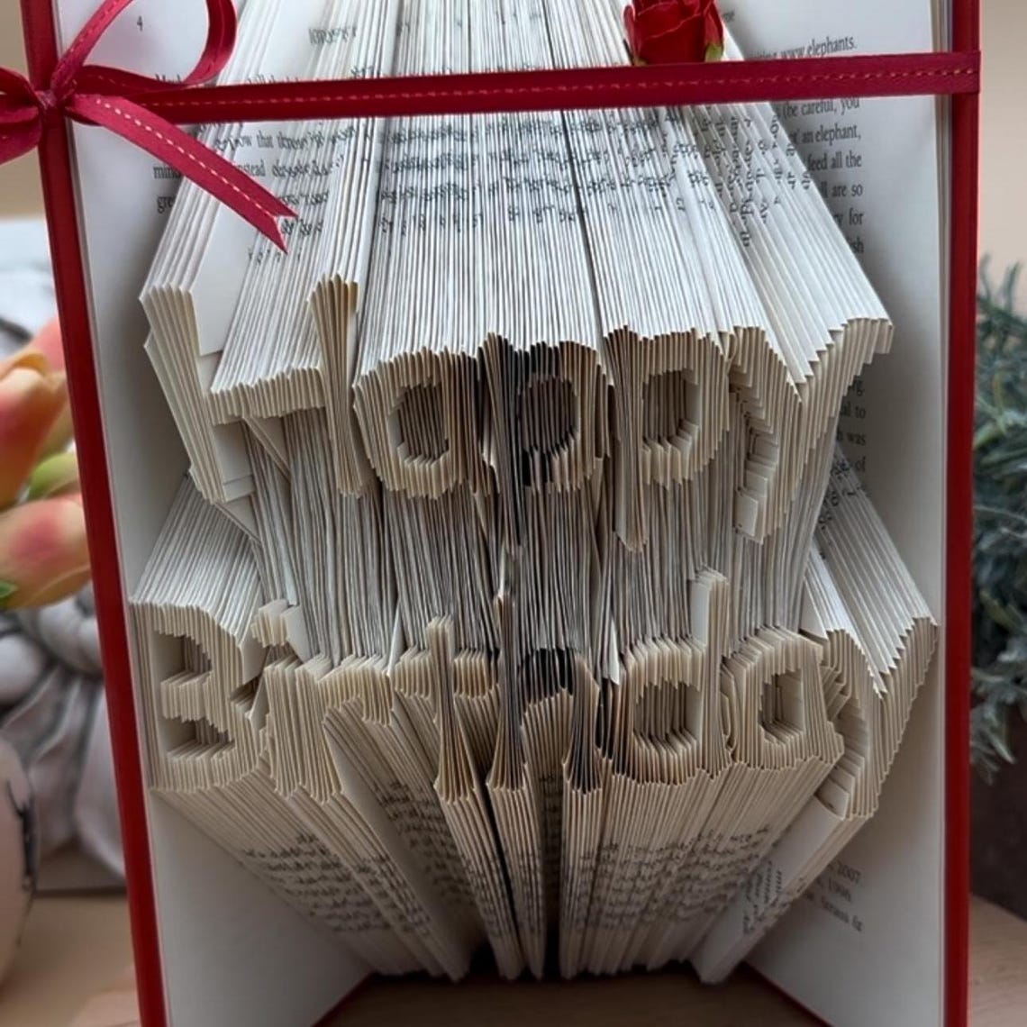 Happy Birthday, Deluxe Birthday Card, Combination Cut and Fold, Book ...