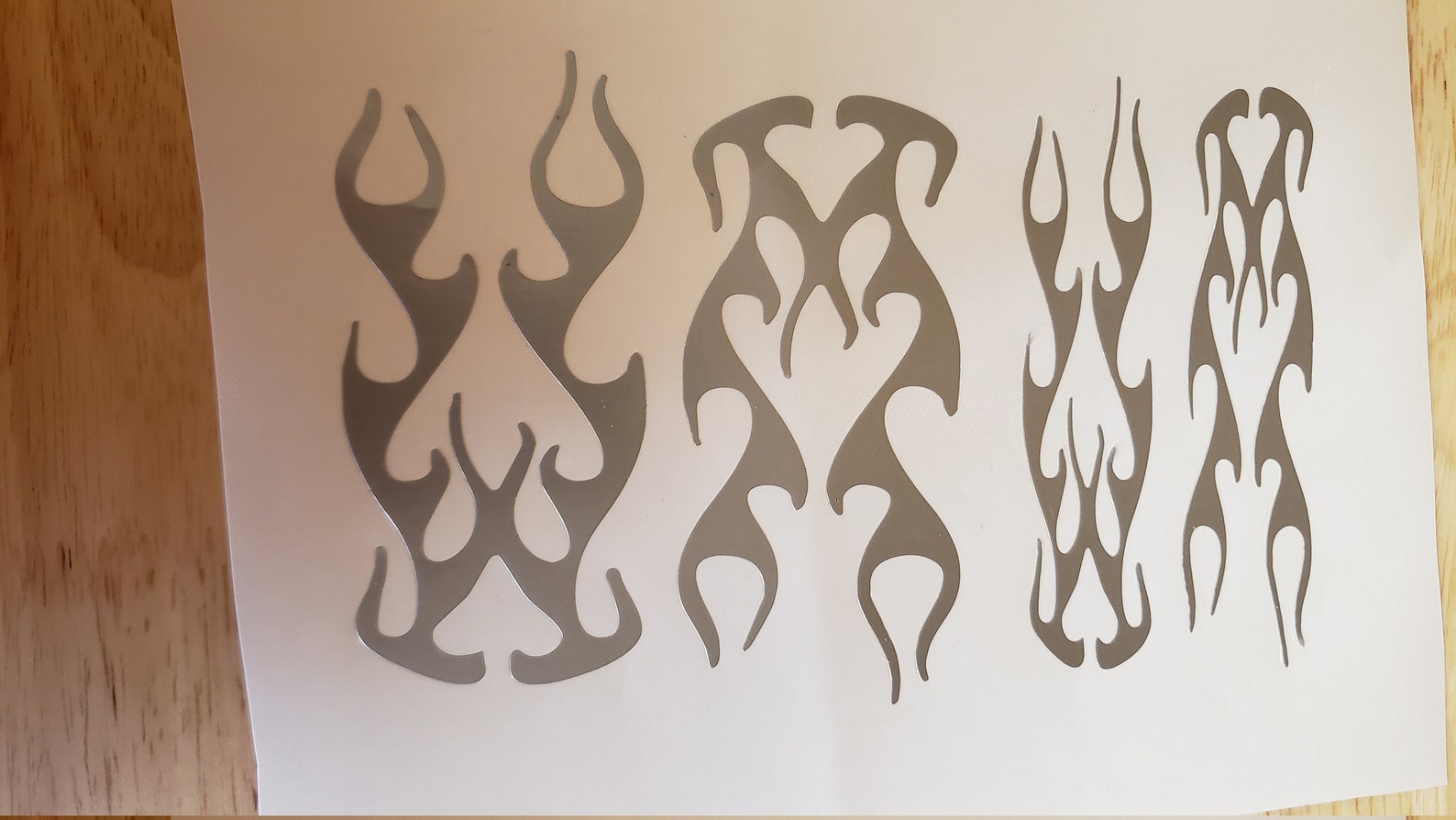 Flame Decal-flames-decal of Flames-vinyl Decal With Flames-set - Etsy