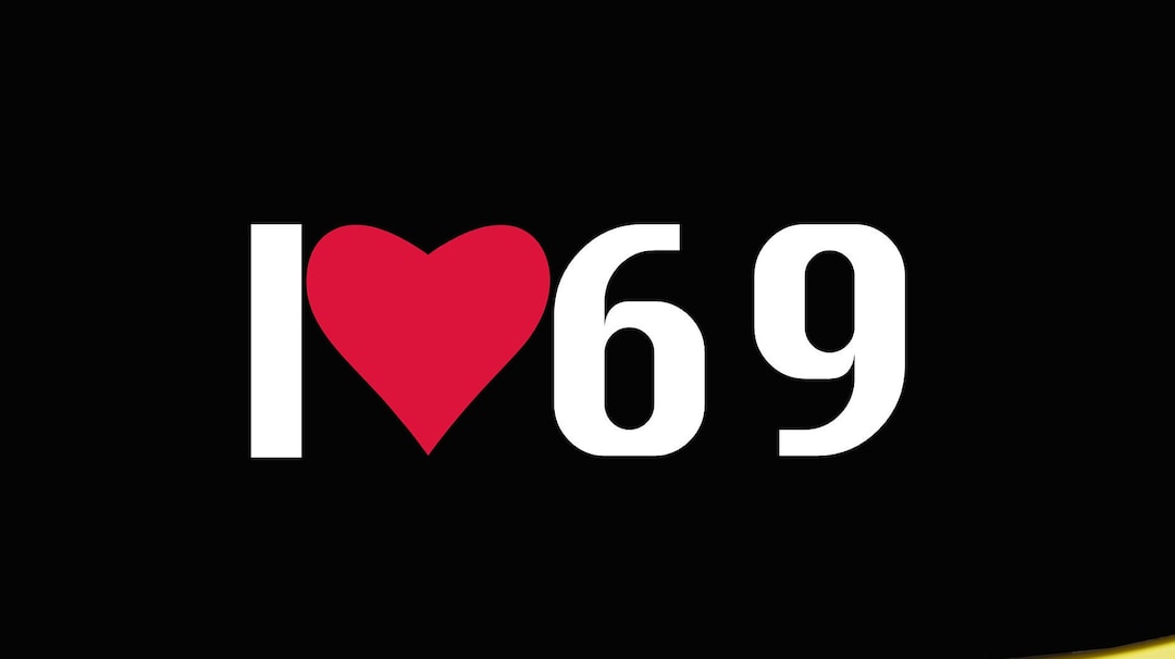 Naughty I Love 69 Vinyl Decal, Sexual Position, Humorous Design, Funny ...