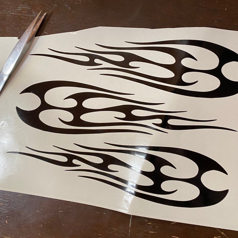 Flame Decals - Etsy