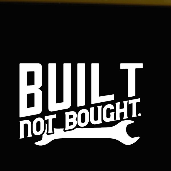 Built Not Bought - Etsy